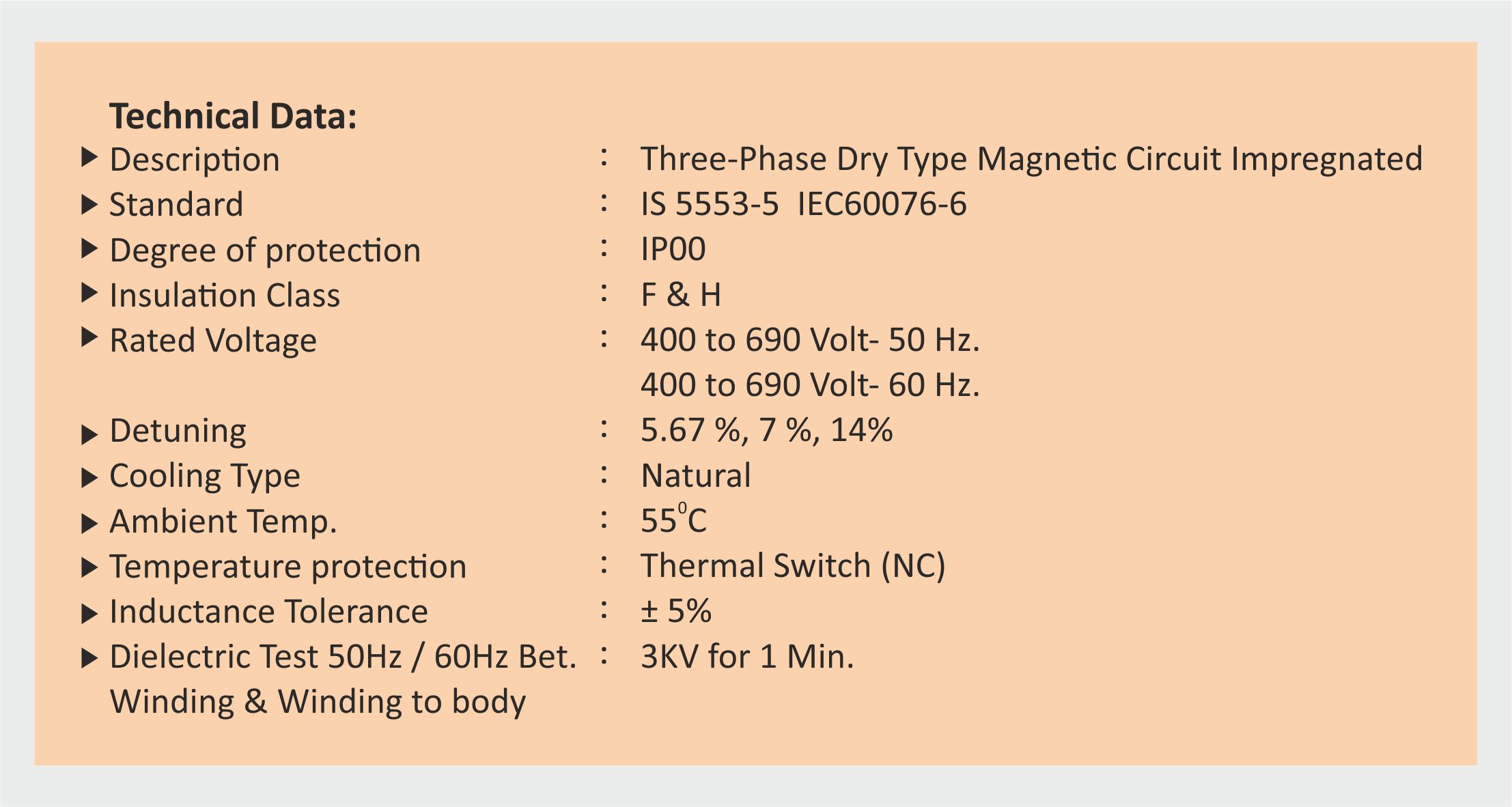 Harmonic Filter Reactor